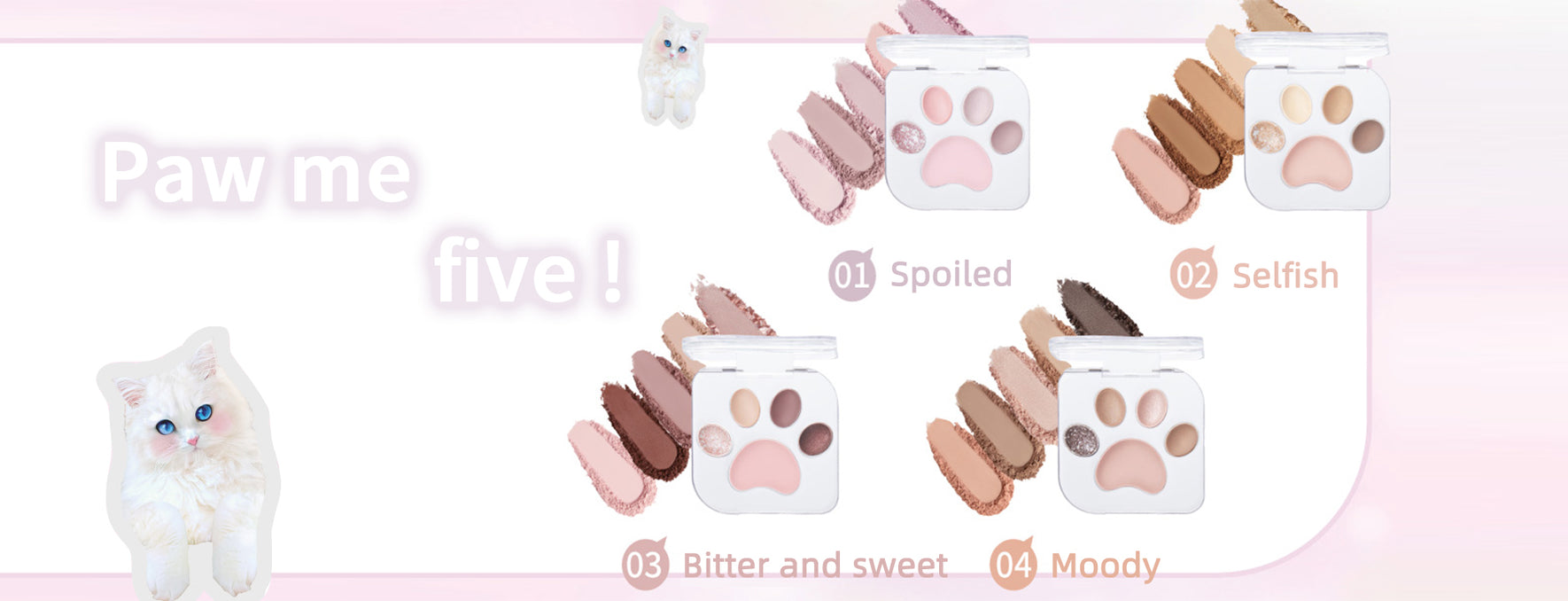 Meow Paws Eyeshadow Palette – MilleFée